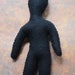 Skeleton Doll-skeleton Voodoo Doll-tall Thin Handmade Felt Skeleton ...