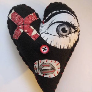 Heart With Retro Face Ornament-valentines Day Gift-love and Hearts ...