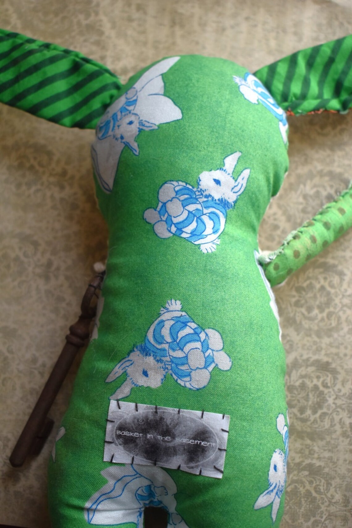 Basement Bunnies-rabbit Scrappy Doll-primitive Art Bunny-weird Unusual ...