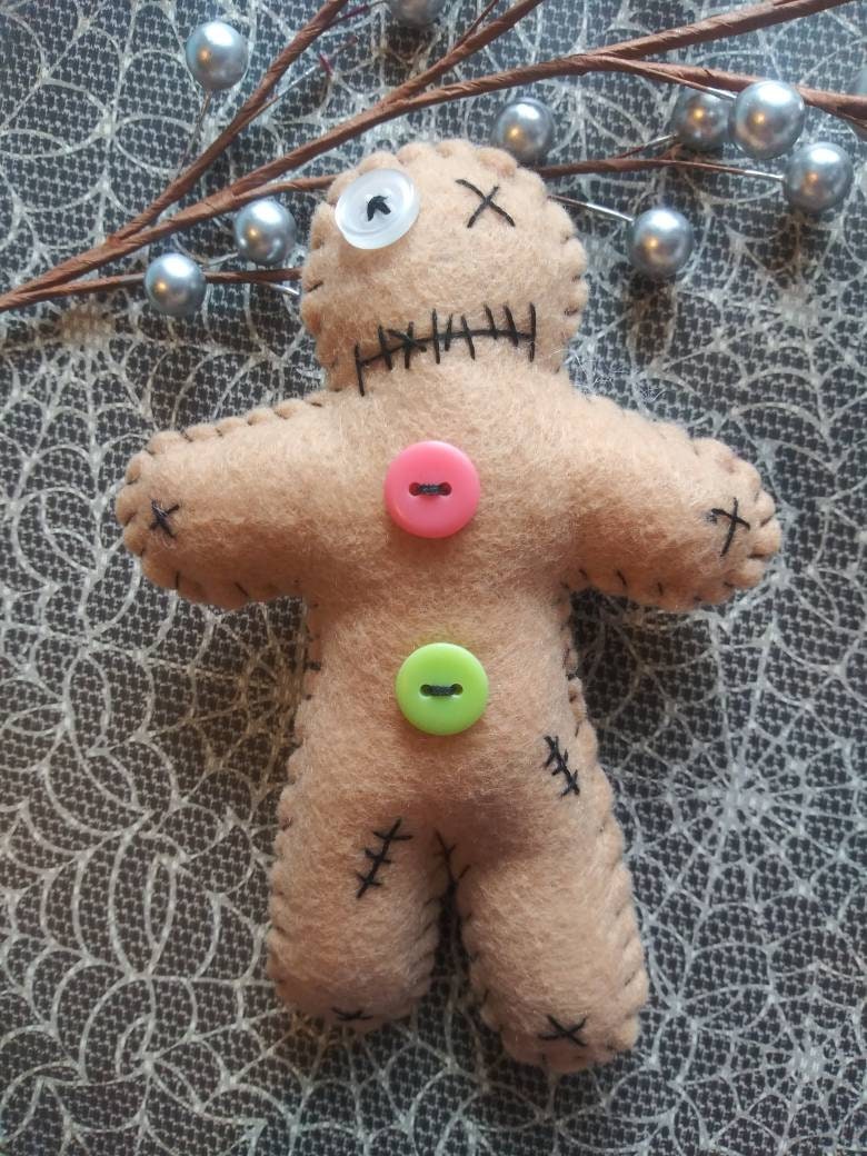 Voodoo Gingerbread Man Set-dark Decor and Christmas-gingerbread Men ...
