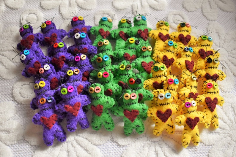 Mardi Gras Voodoo Doll Package-36 Mini Voodoo Dolls-new - Etsy