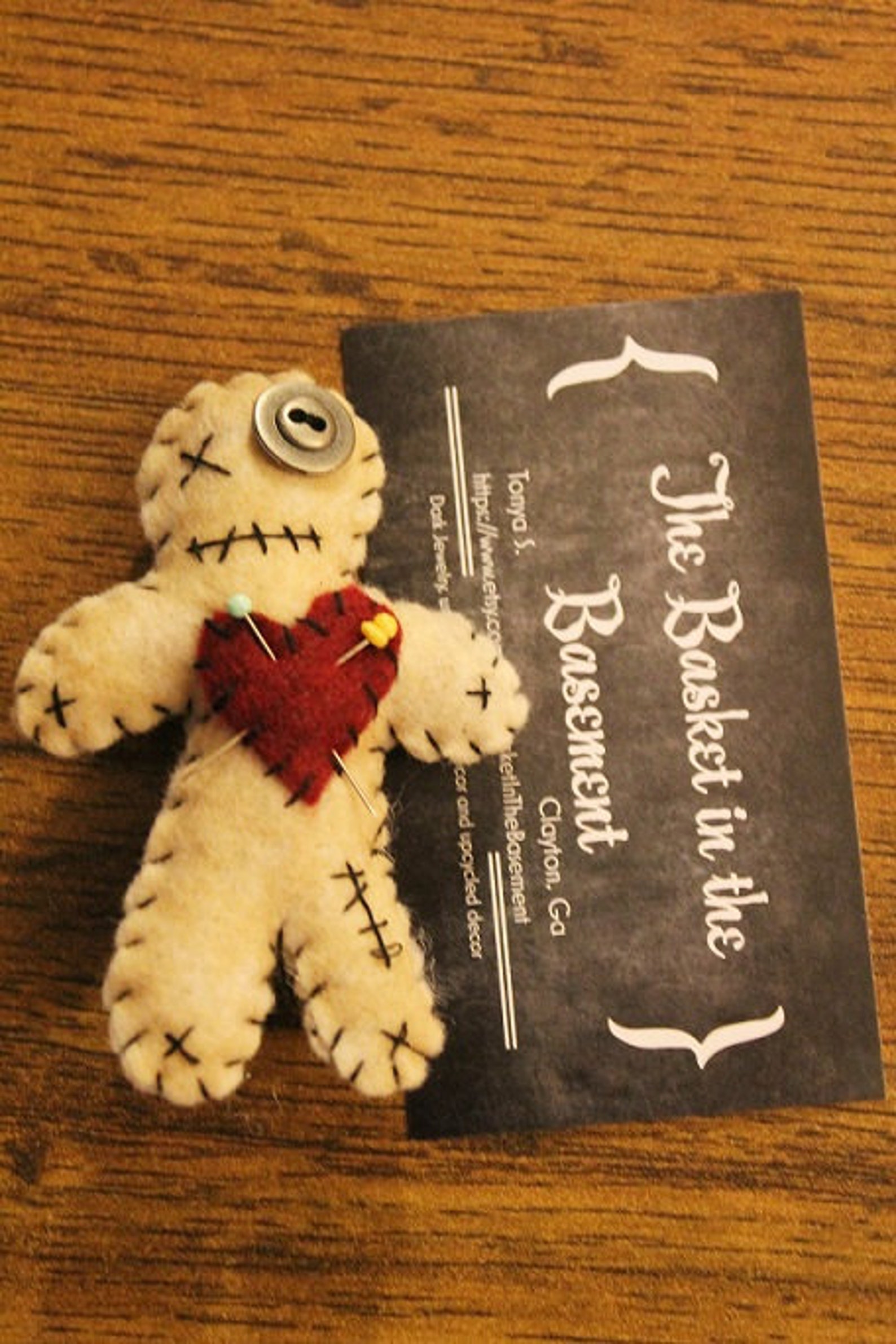 Voodoo Mini Dolls-felt Handmade Primitive Dolls-dark | Etsy