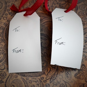 Horror Gift Tags-hand Painted Christmas Tags-tree and Snowman-dark ...