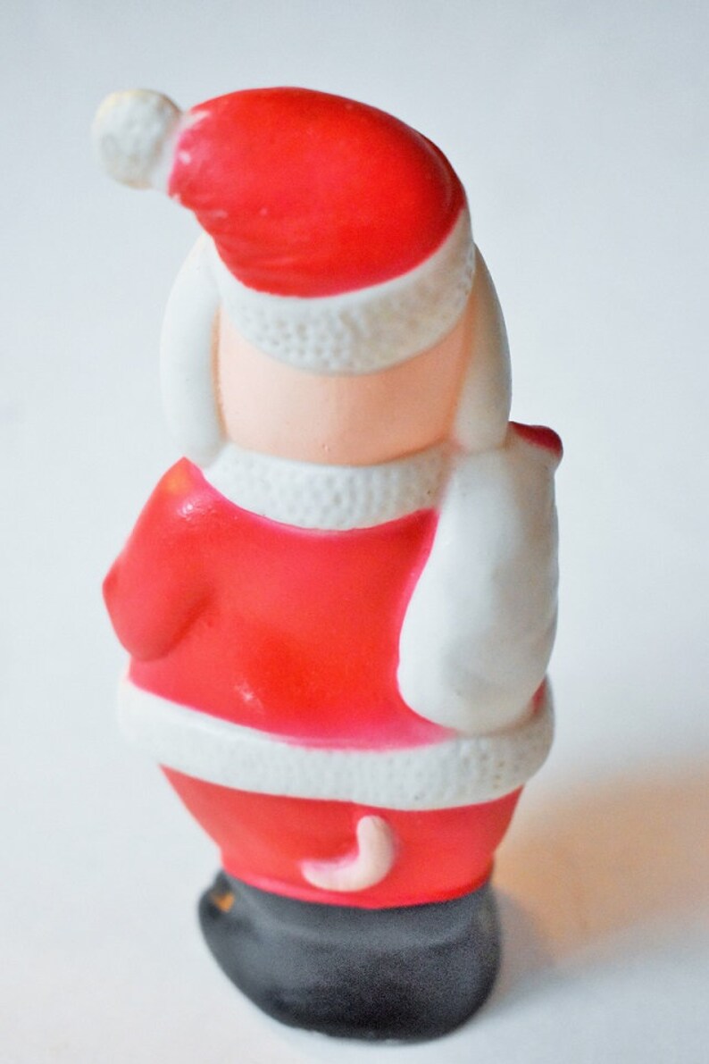 Evil Santa Rubber Toy-puppy Santa Claus-rubber Squeak Santa | Etsy