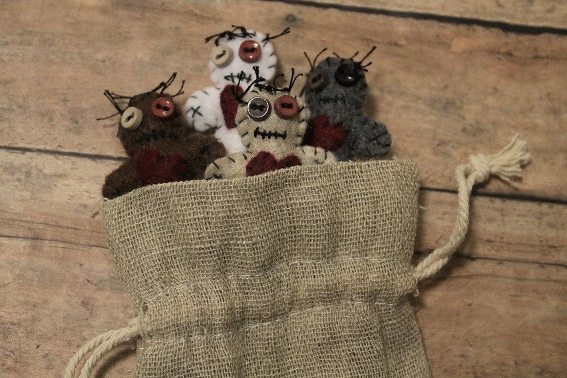 Mini Voodoo Dolls-sack of Voodoo-tiny Voo Doo Dolls in - Etsy