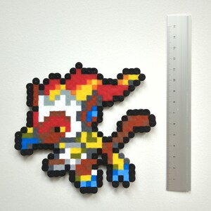 Pokemon Gen 4 Sinnoh Starters Perler Bead Sprite Art Turtwig, Grotle ...
