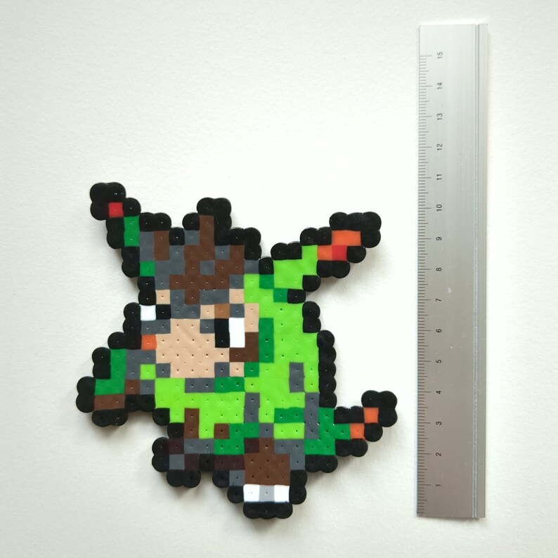 Pokemon Gen 6 Kalos Starters Perler Bead Sprite Art Chespin, Quilladin ...
