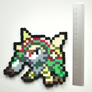Pokemon Gen 6 Kalos Starters Perler Bead Sprite Art Chespin, Quilladin ...
