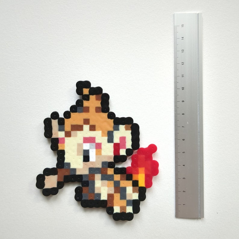 Pokemon Gen 4 Sinnoh Starters Perler Bead Sprite Art Turtwig, Grotle ...