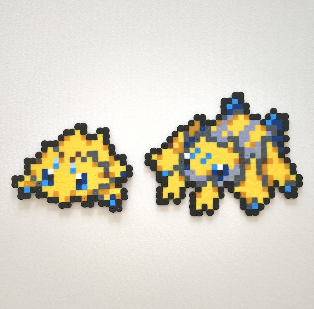 Pokemon #595 Joltik #596 Galvantula Perler Bead Pixel Sprite Art - Etsy