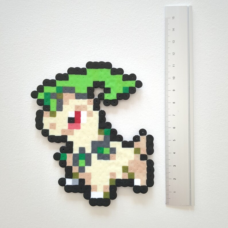 Pokemon Gen 2 Johto Starters Perler Bead Art Chikorita, Bayleef ...