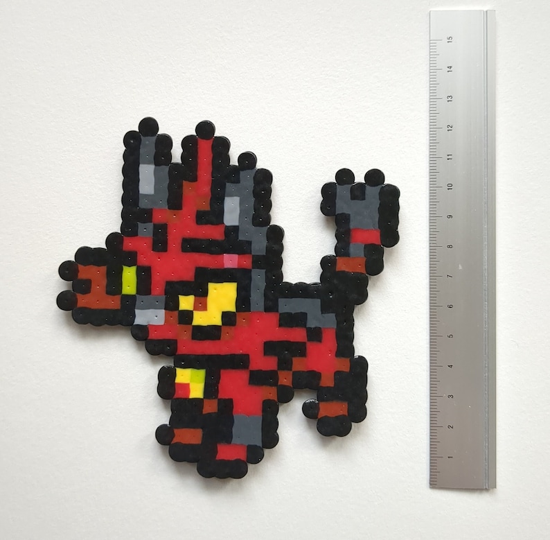 Pokemon Gen 7 Alola Starters Perler Bead Sprite Art Rowlet, Dartrix ...