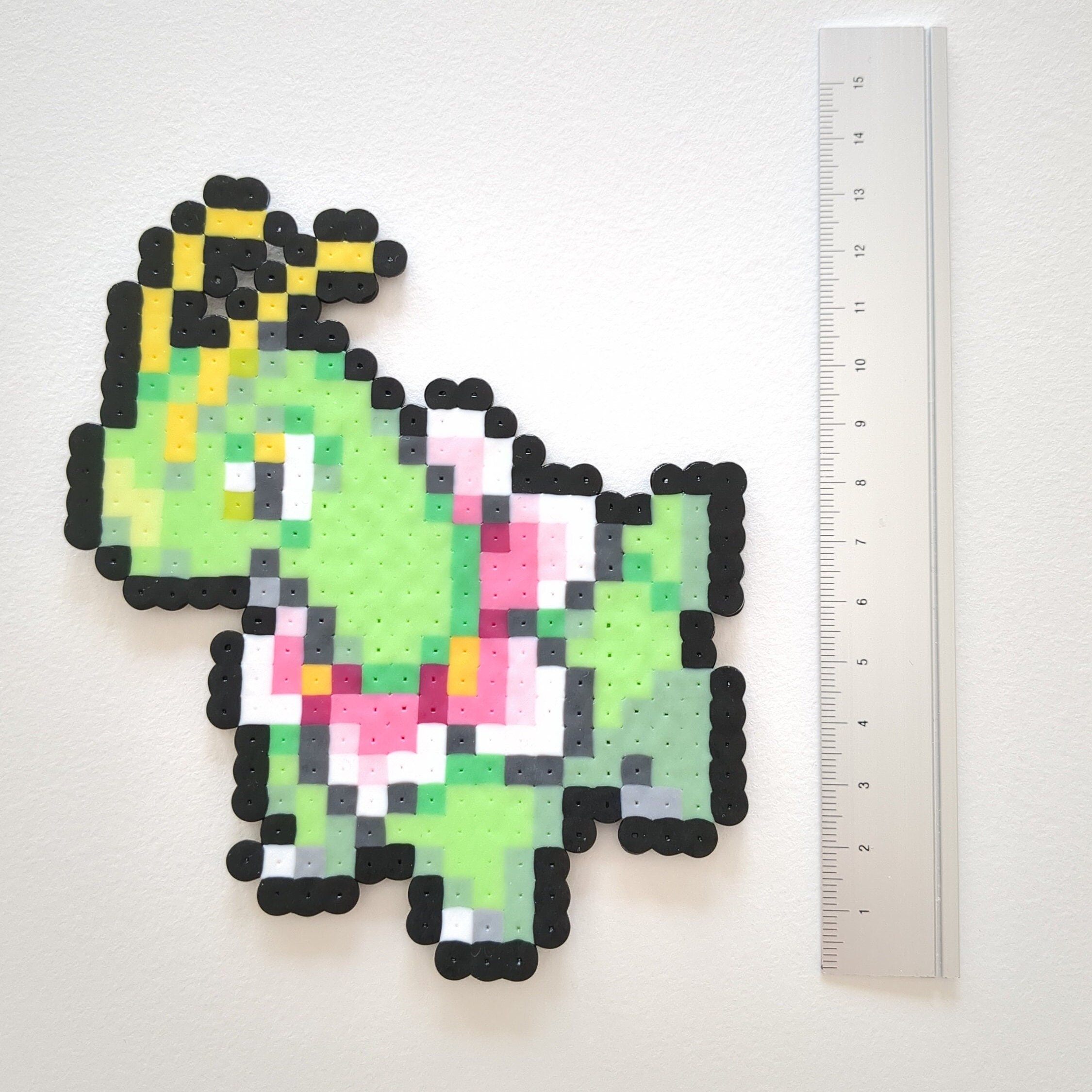 Pokemon Gen 2 Johto Starters Perler Bead Art Chikorita, Bayleef ...