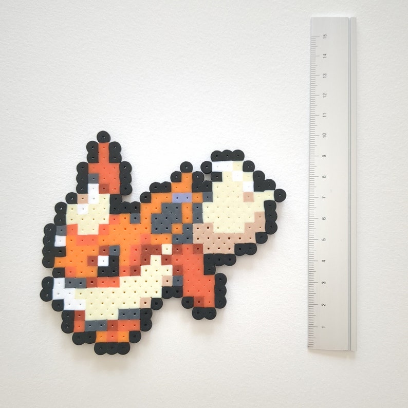Eeveelution Pokemon Perler Bead Pixel Sprite Art Eevee, Flareon, Jolteon, Vaporeon, Leafeon ...
