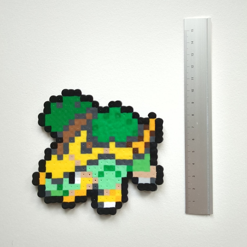 Pokemon Gen 4 Sinnoh Starters Perler Bead Sprite Art Turtwig, Grotle ...