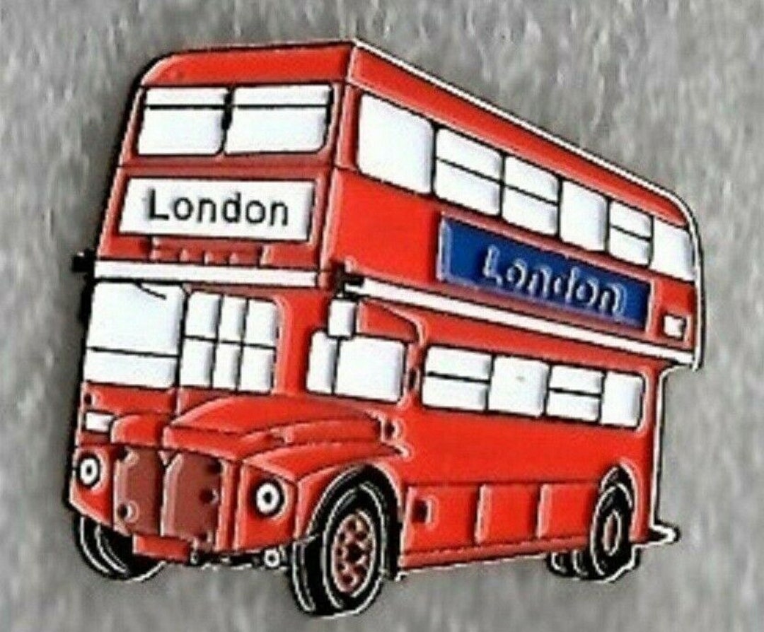 Double Decker Pin Badge. AEC Routemaster. Red London Bus. TFL - Etsy
