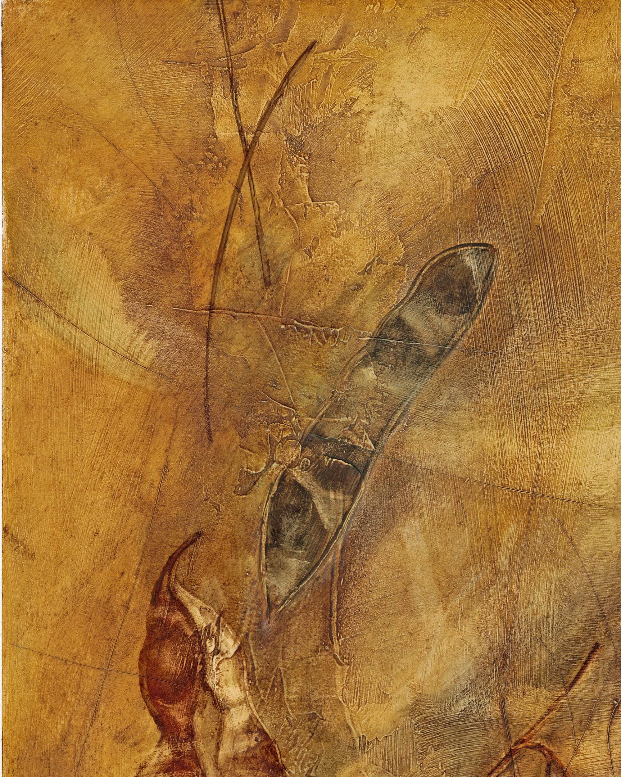 Falling Locust Pods, Botanical Painting, Botanical Art - Etsy