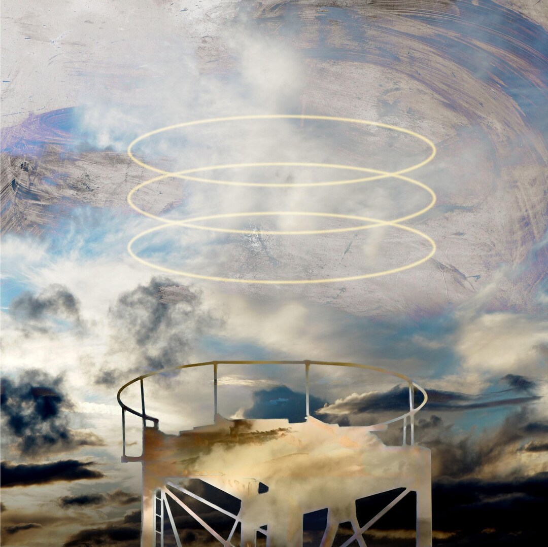 Invisible Structures, Collage Art, Fine Art Print, the Water Tower ...