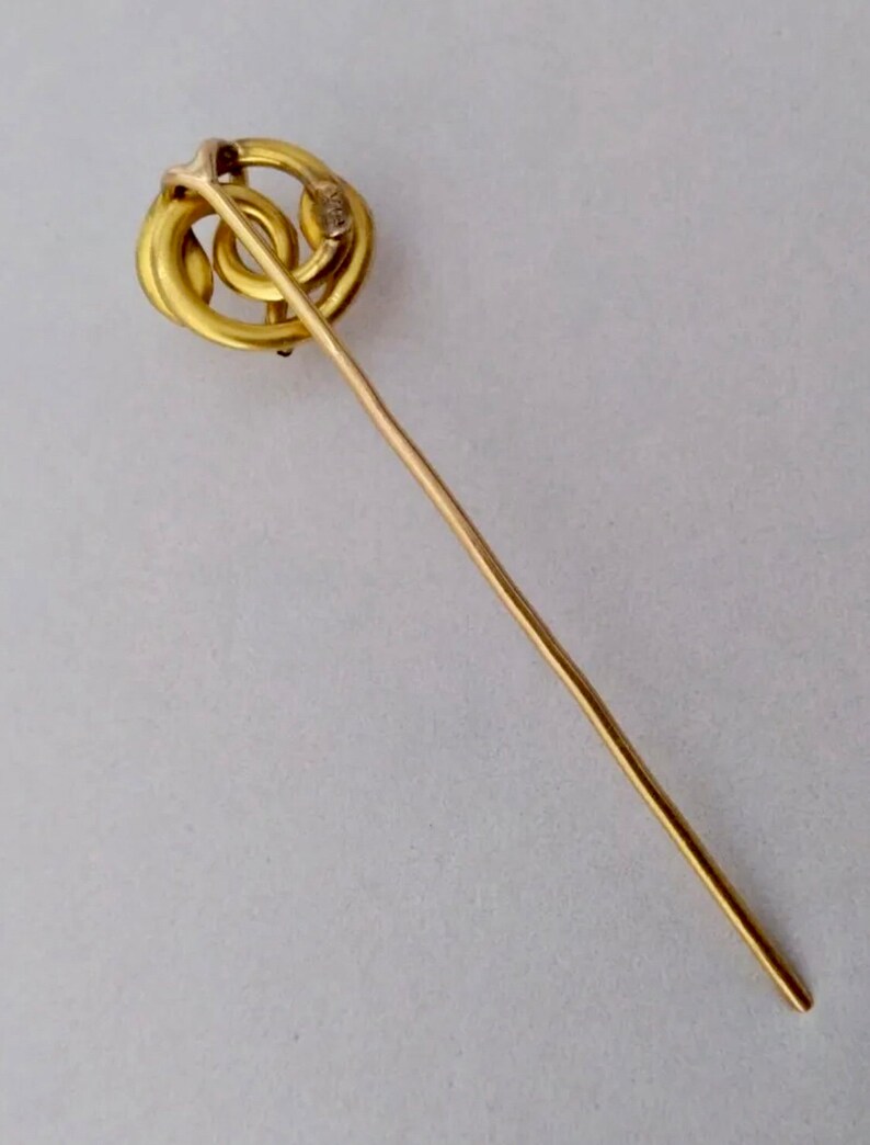 Victorian Antique Double Serpent Pin, FIX - Etsy