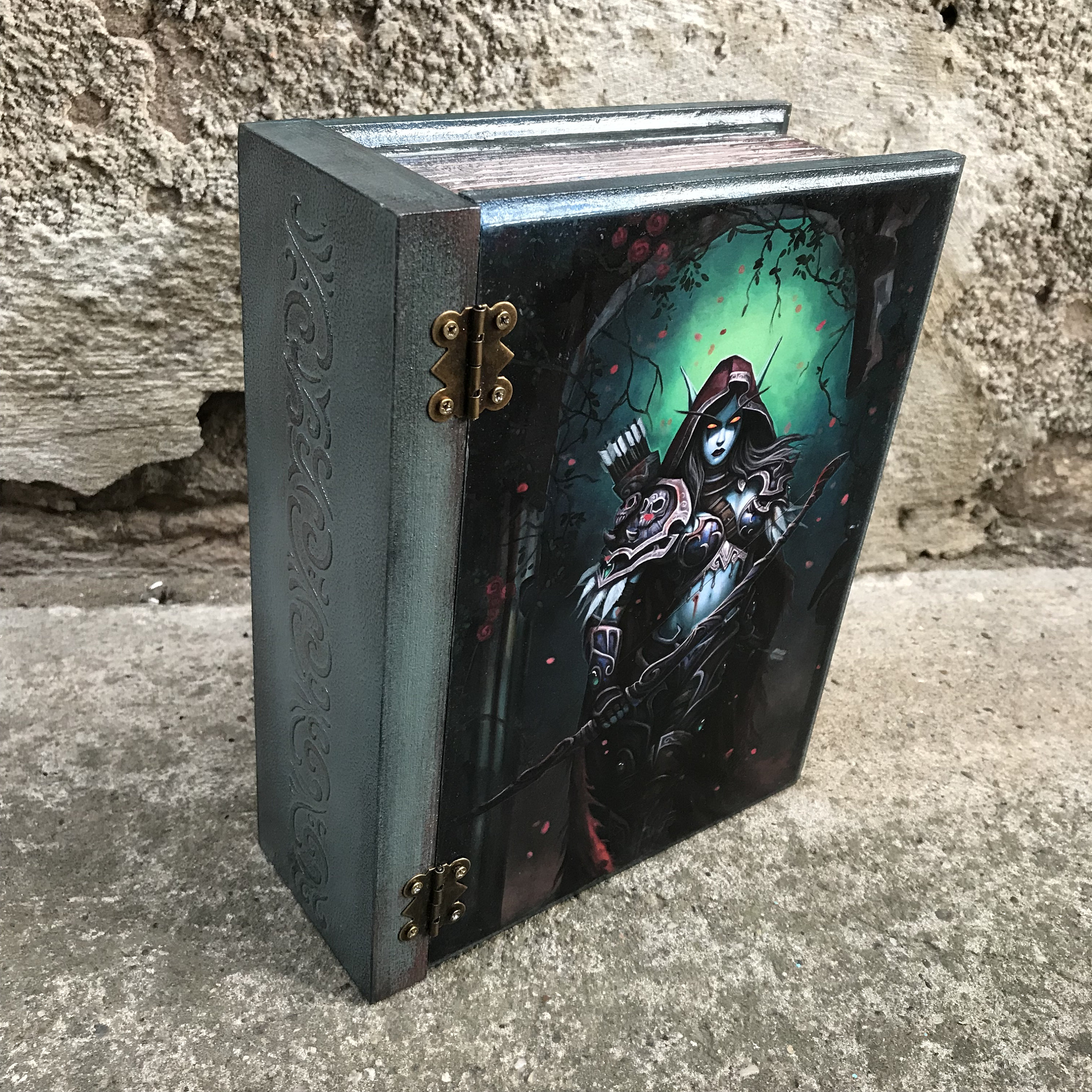 Sylvanas Windrunner, Fantasy Art, Mix Media Wooden Storage Box - Etsy