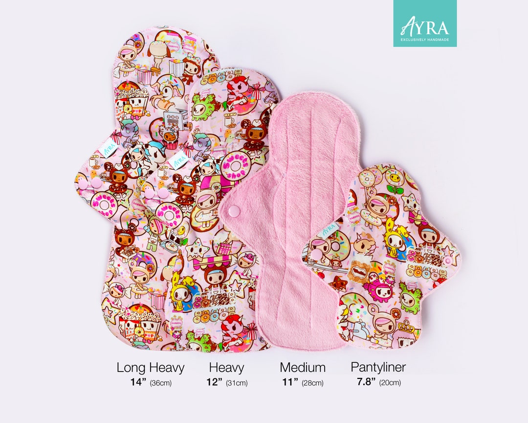 DONUT WORLD - Super Soft Cloth Pads, Super Absorbent Pad, Postpartum ...