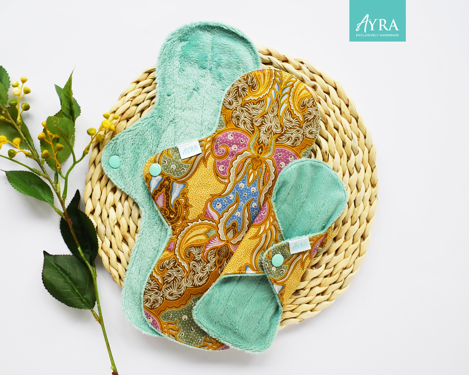 BATIK FLORAL Super Soft Cloth Pads Menstrual Pad - Etsy