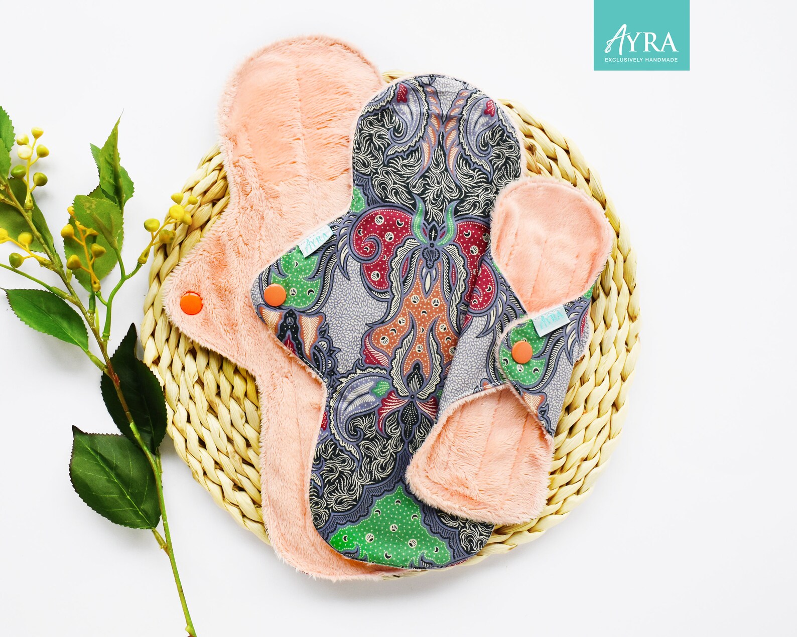 BATIK FLORAL Super Soft Cloth Pads Menstrual Pad - Etsy