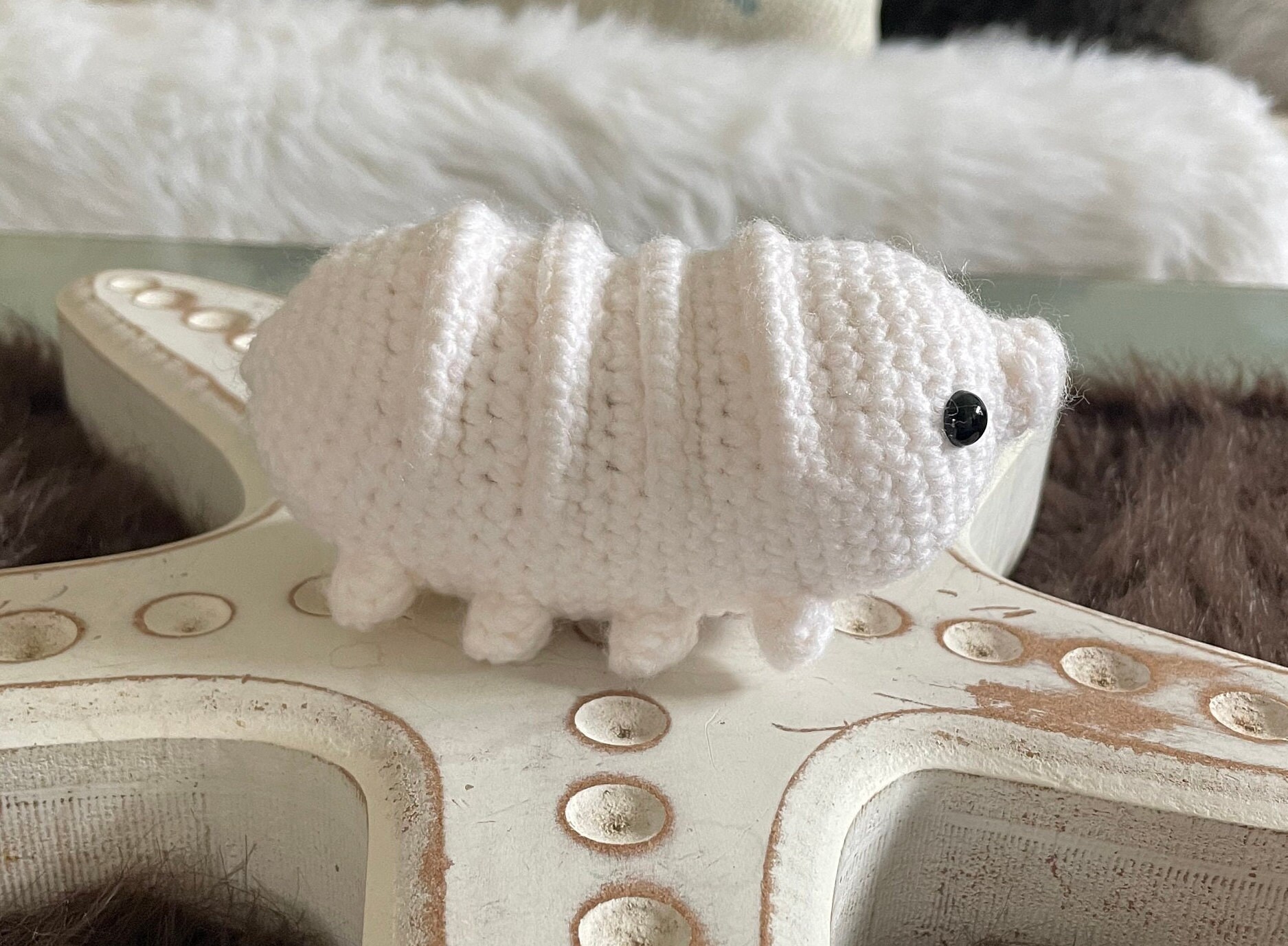Toodle the Tardigrade Amigurumi Crochet Plush Desk Pet Animal ...