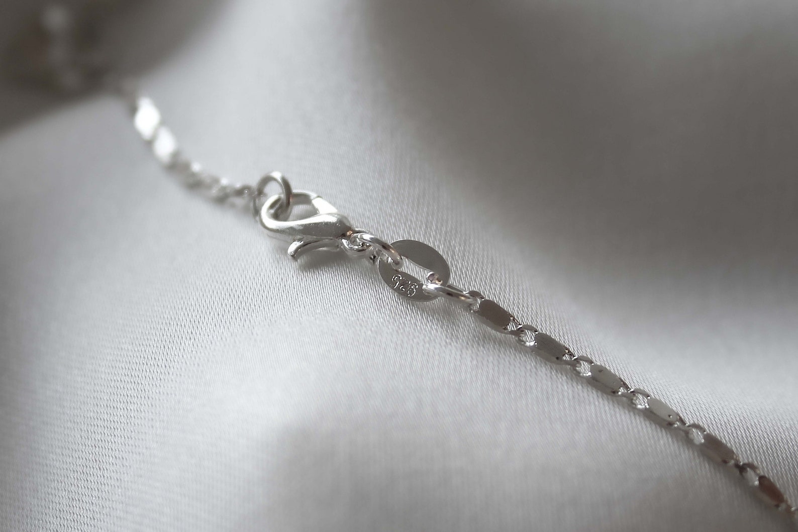 Lariat Necklace 925 Silver, Lasso, Y-necklace, Drop, Hanging, Delicate ...