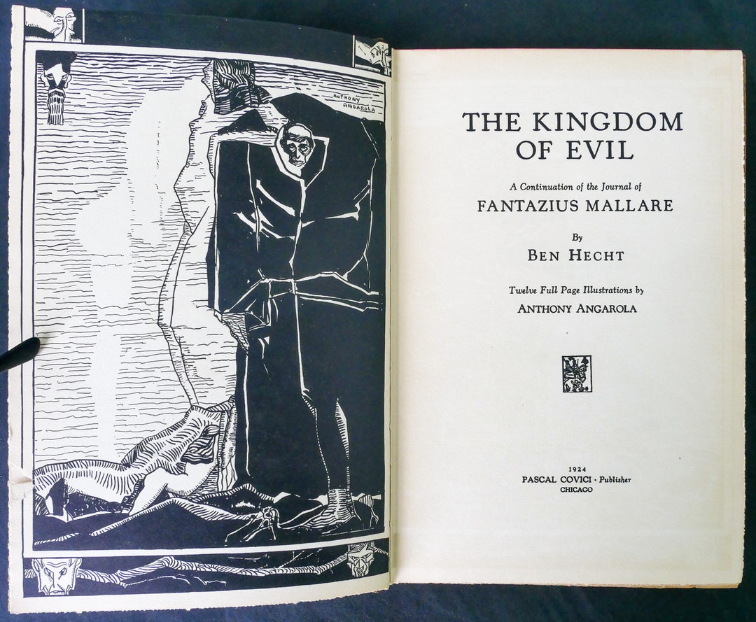 The Kingdom of Evil 1924 by Ben Hecht, Ltd. Edition 669/2000 Science ...