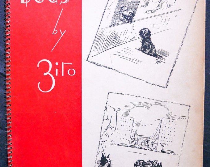 Dogs (1937) by Vincent Zito - Vintage Caricaturist Zito's Humorous ...