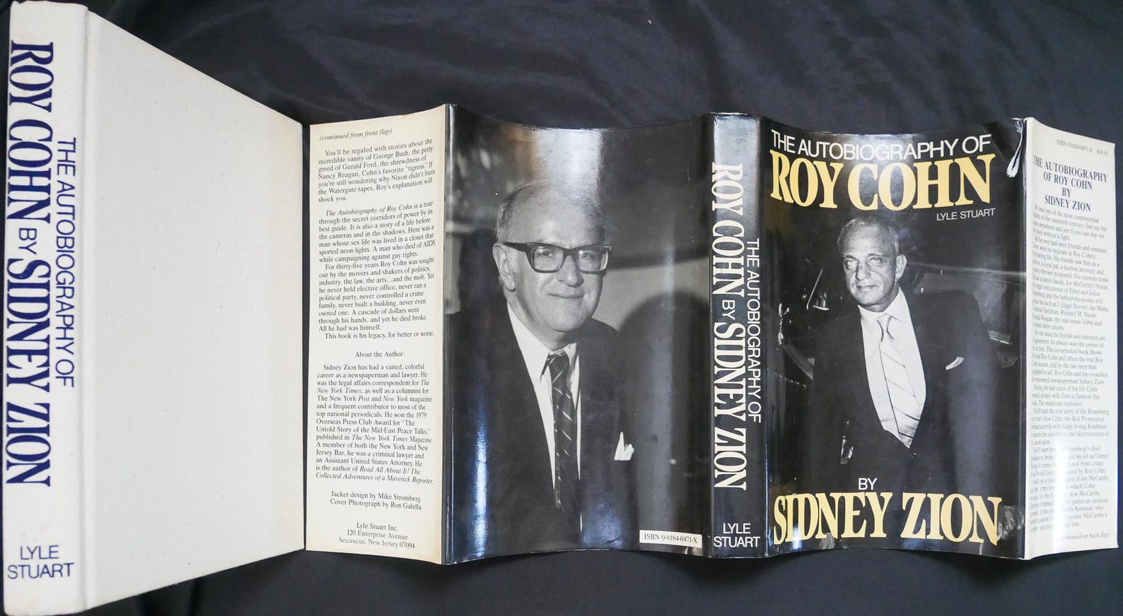 The Autobiography of Roy Cohn (1988) by Sidney Zion - Hardcover & Dust ...