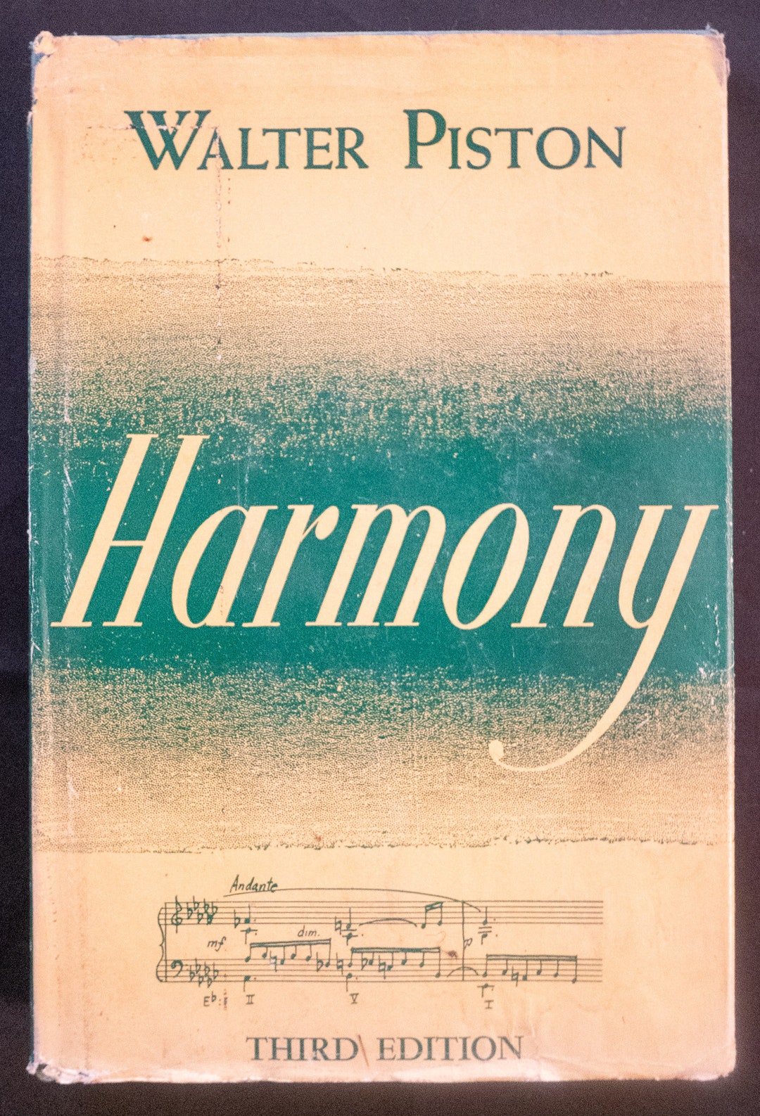 Harmony (1962) by Walter Piston - HC/DJ Third Edition of Text on ...