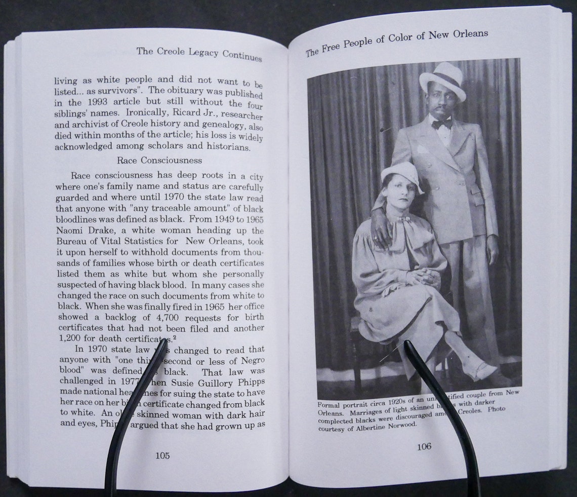 The Free People of Color of New Orleans (1994) an Introduction by Mary ...
