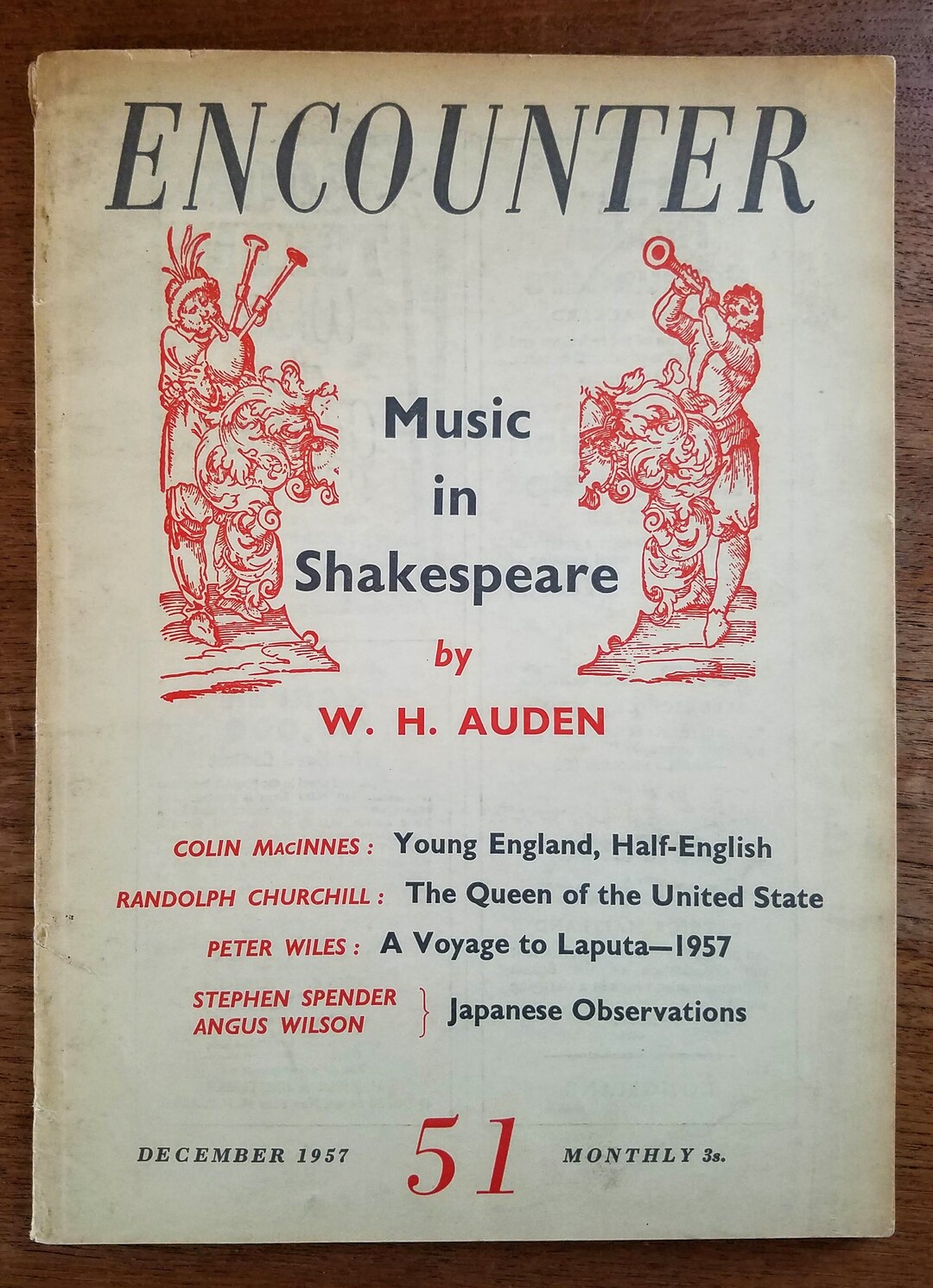 Encounter #51 (dec., 1957) W. H. Auden, Stephen Spender, Angus Wilson ...