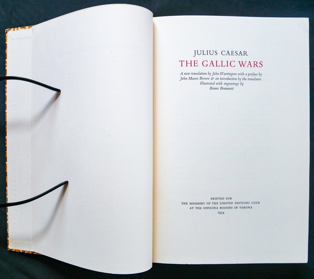 The Gallic Wars (1954) by Julius Caesar - Limited Edition #271/1500 ...