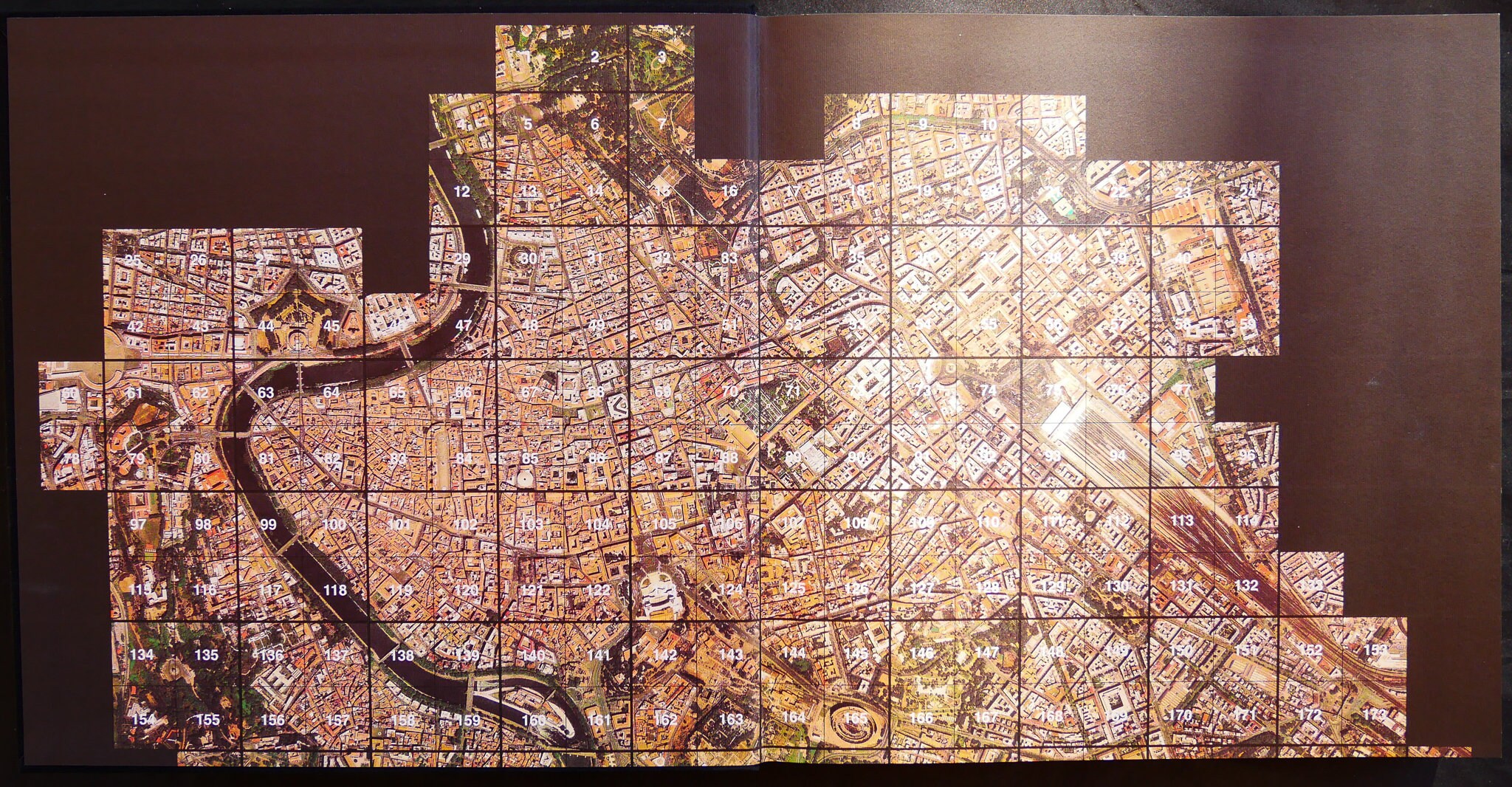 Atlas of Rome 1996 Aerial Photos of the Historic Center on a - Etsy