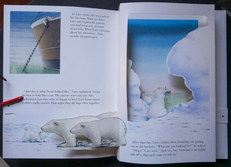 Ahoy There Little Polar Bear 1995 by Hans De Beer Pop-up - Etsy