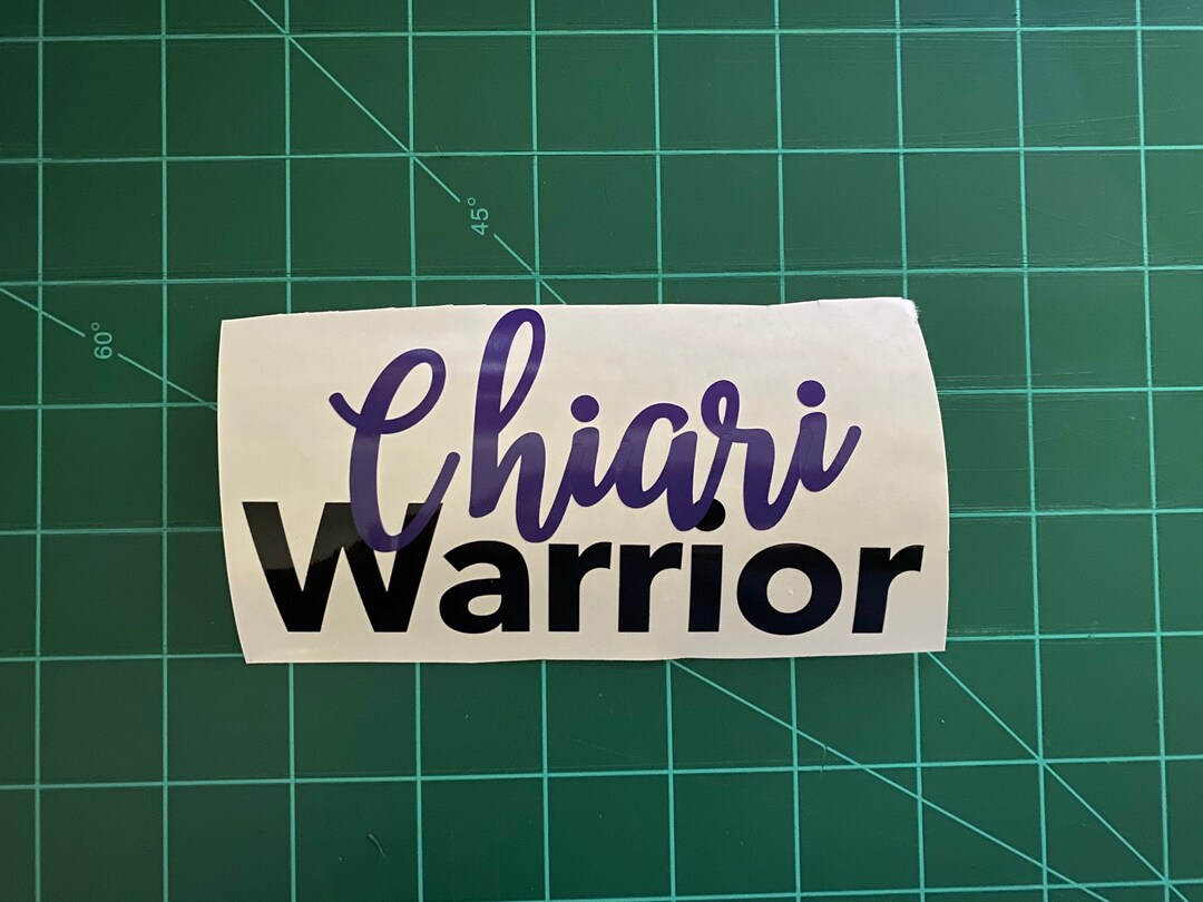 Chiari Warrior Decal - Etsy
