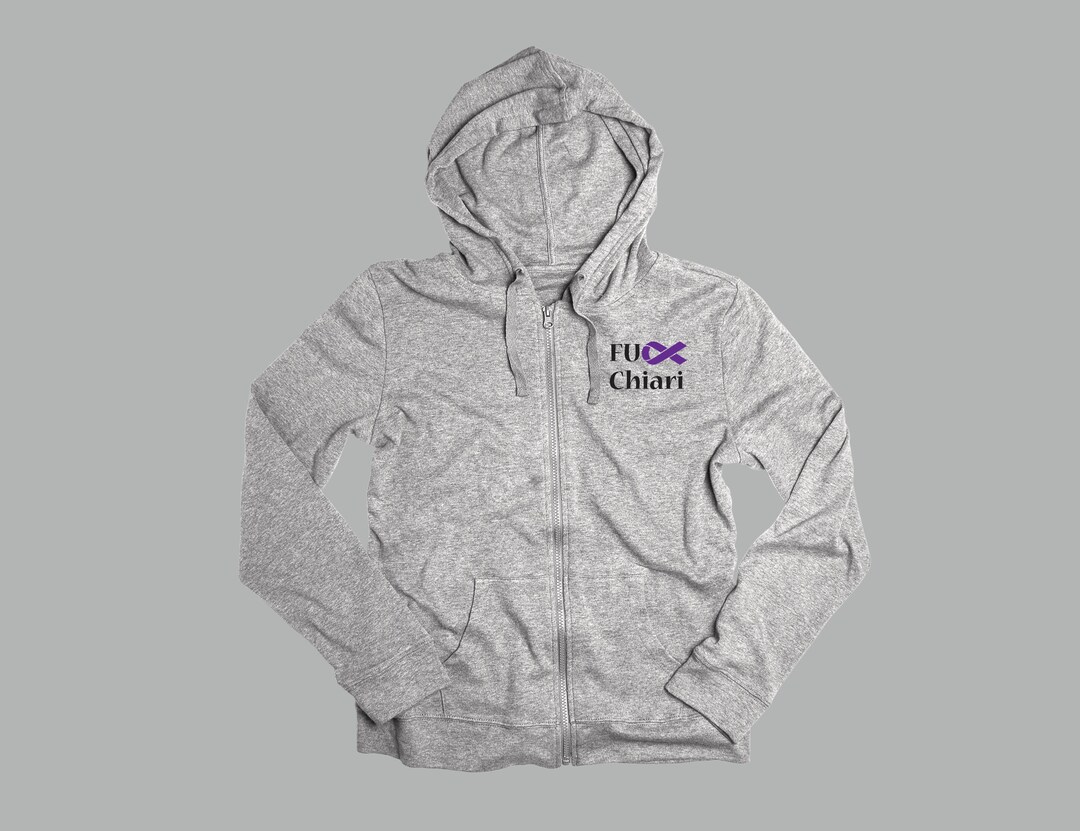 Fu*k Chiari Zip-up Hoodie - Etsy