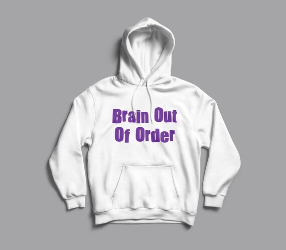 Brain Out of Order Hoodie - Etsy