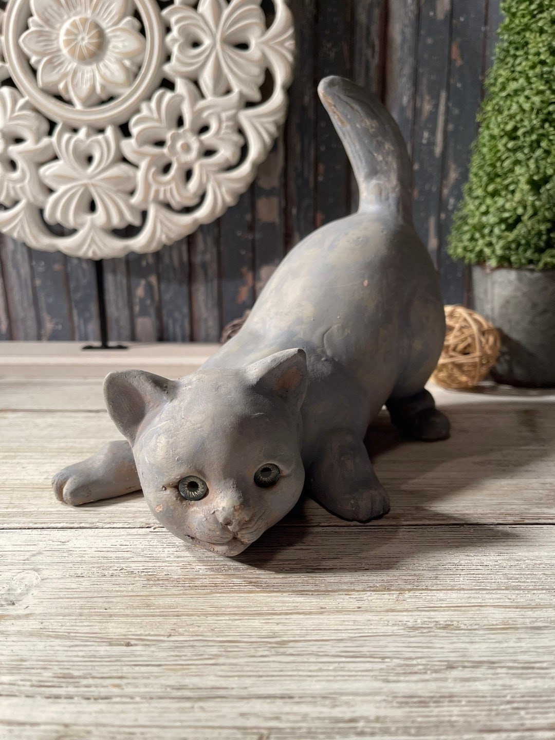 Vintage Lemart Cat Statue - Etsy