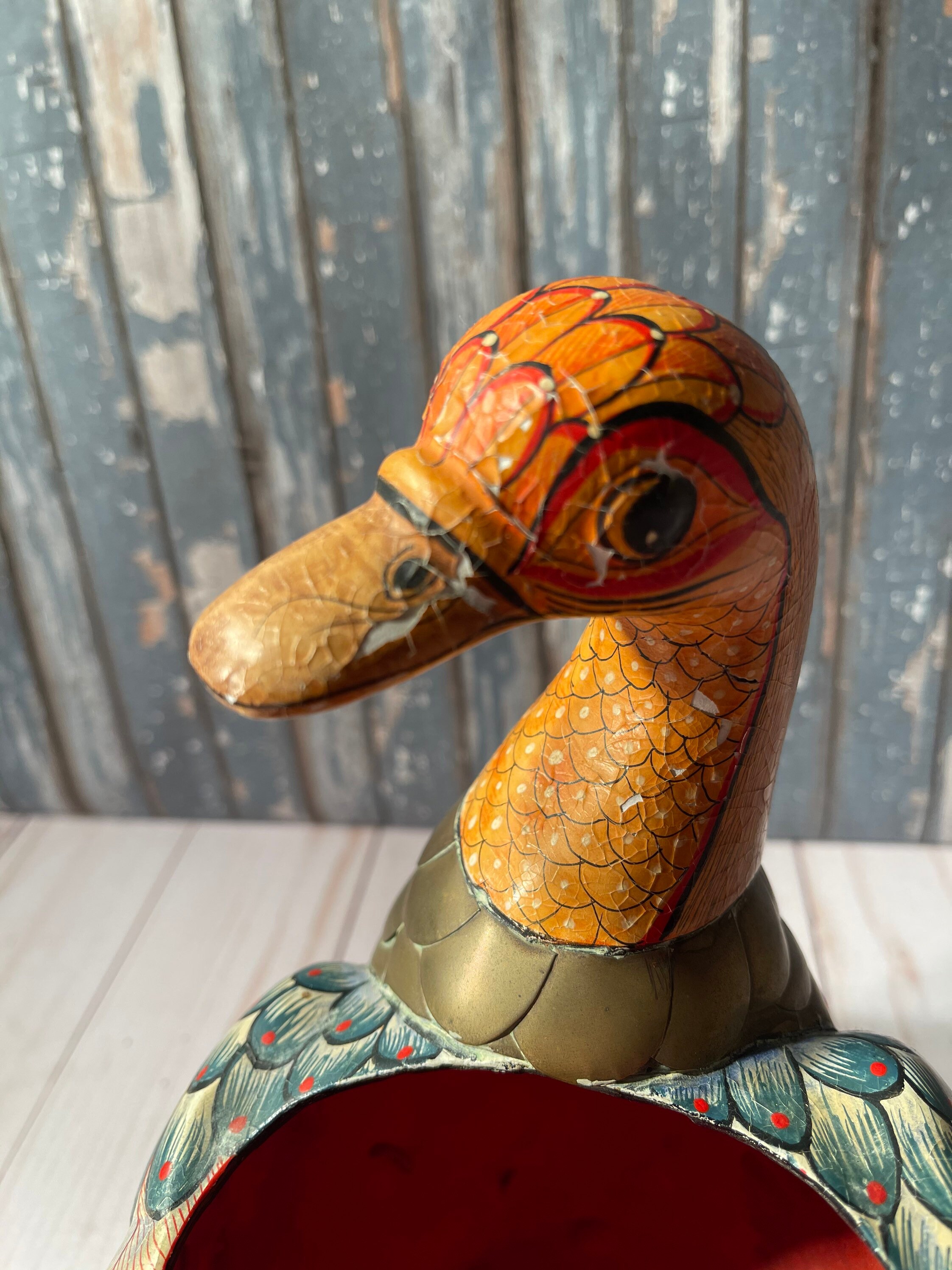 Colorful Duck Planter - Etsy