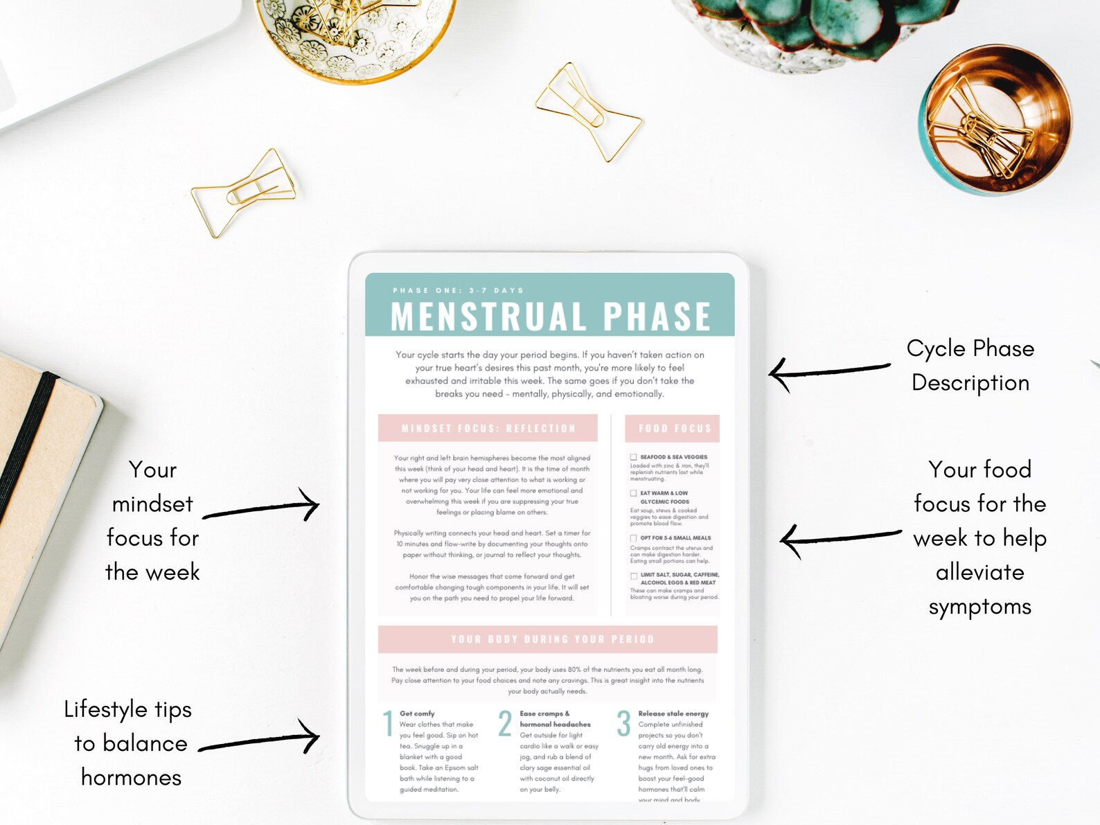Cycle Syncing CHEAT SHEETS | Digital Download to Balance Hormones ...
