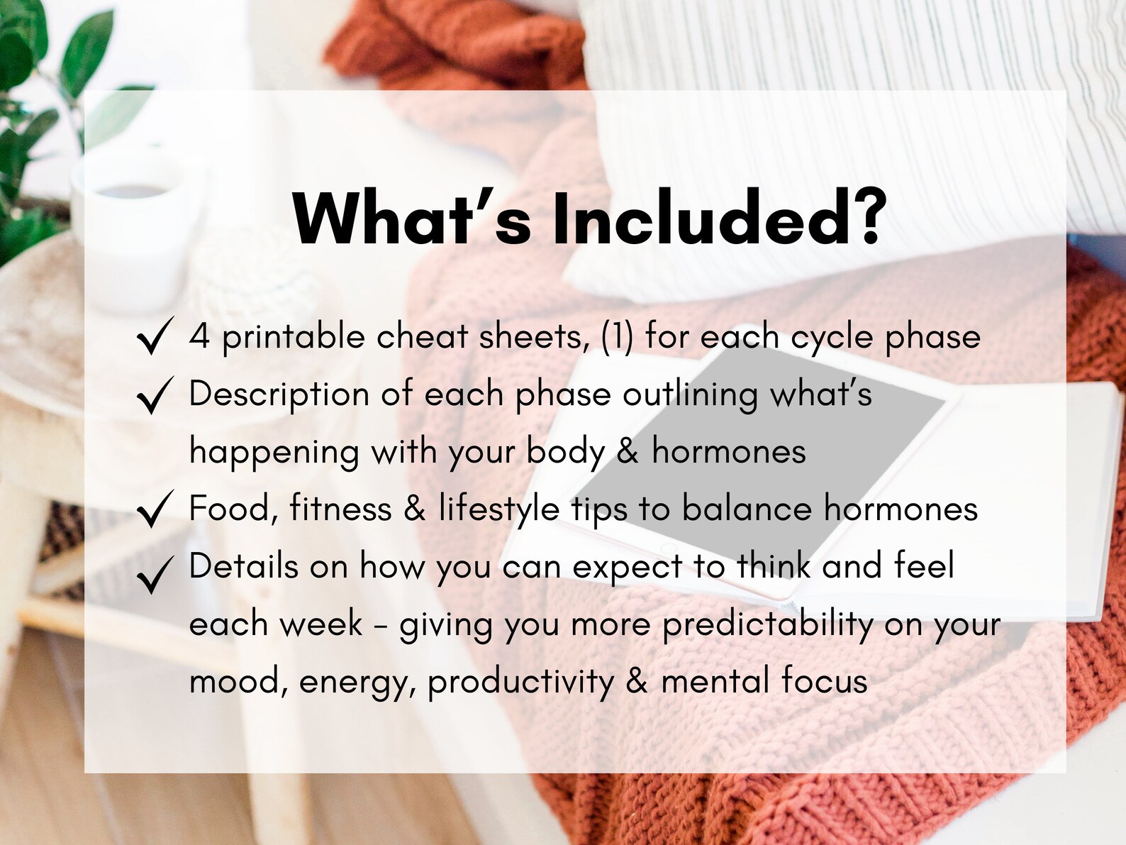 Cycle Syncing CHEAT SHEETS | Digital Download to Balance Hormones ...