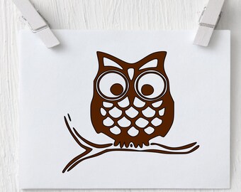 Owl decal | Etsy