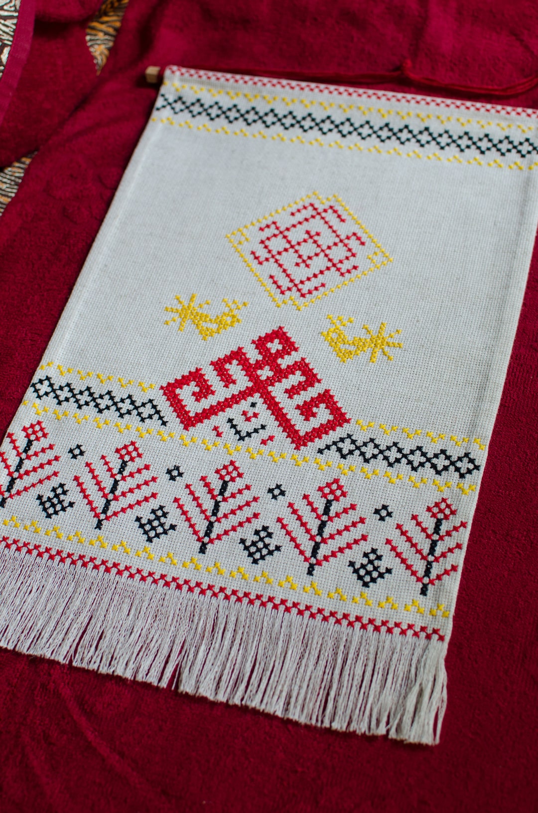 Growing Linen Traditional Hanging Slavic Wall Amulet for Home Lada ...