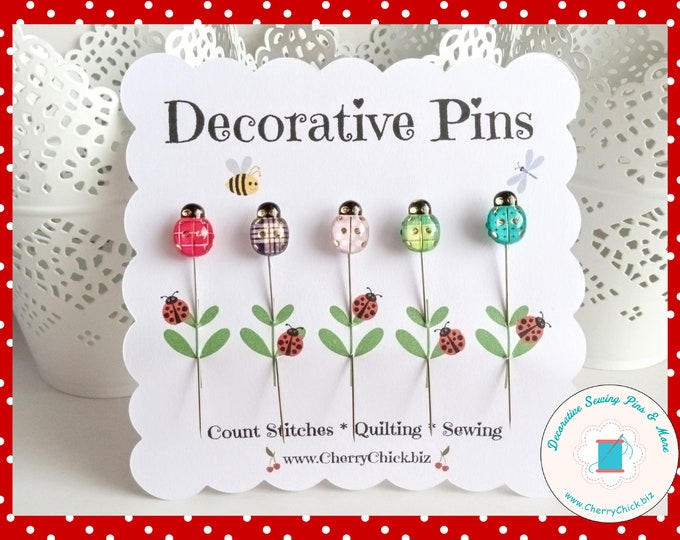Decorative Sewing Pins Pin Toppers Gift for Quilters Sewing Pins Fancy ...