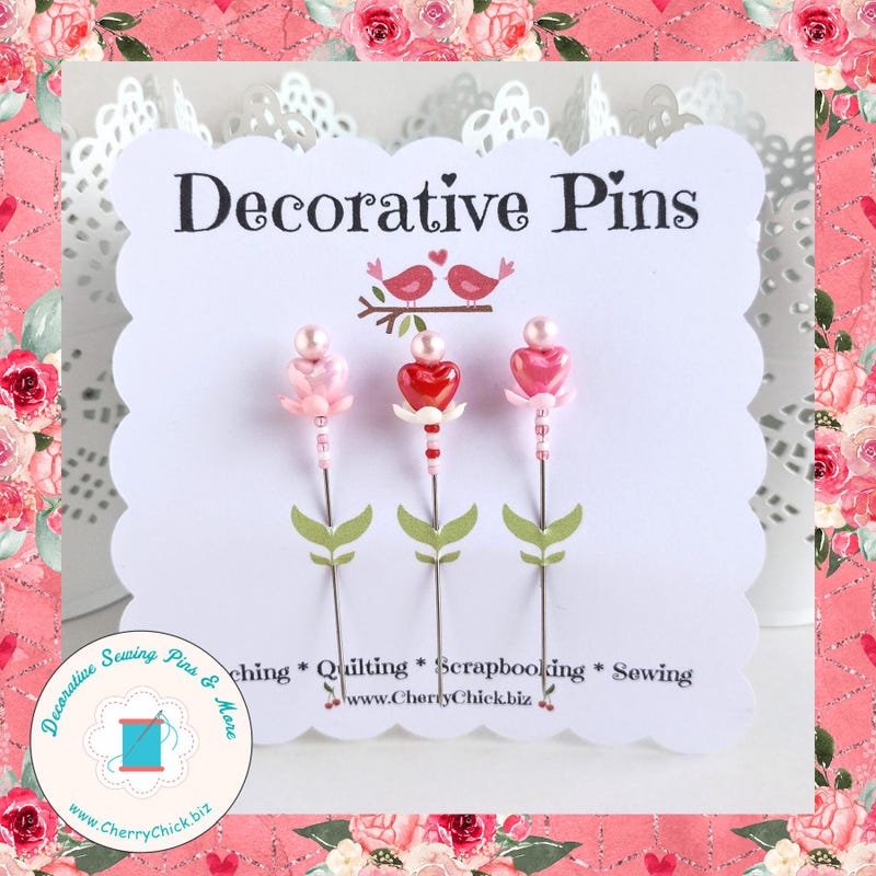 Decorative Pins Valentine - Etsy