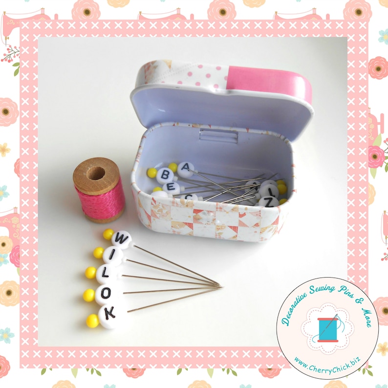 Alphabet Quilters Pins Quilt Row Markers Quilt Layout | Etsy